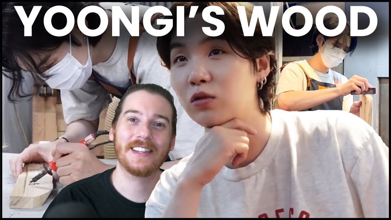 BTS VLOGS: Yoongi Woodworking Vlog Reaction! - YouTube