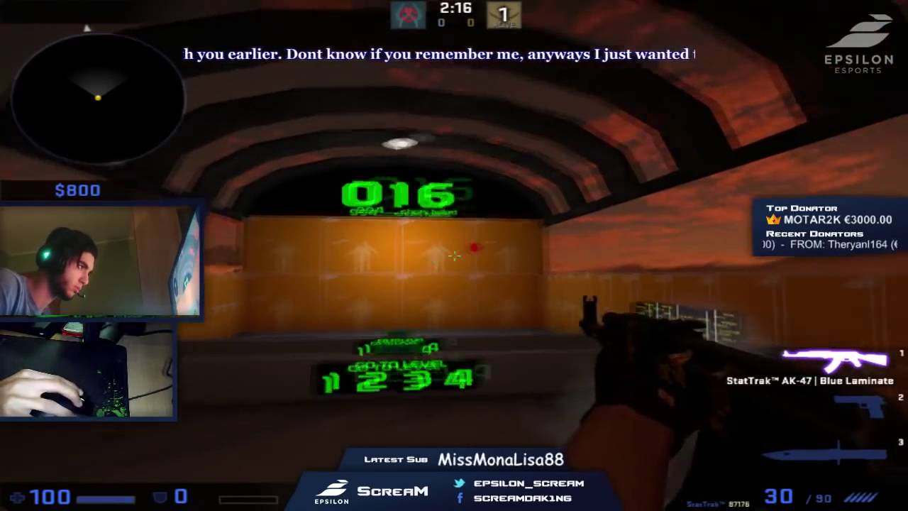 ScreaM (G2) playing CS:GO Aim shooting training - YouTube