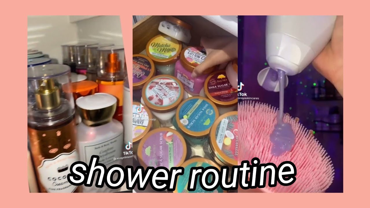 Shower Routine Tiktok Compilation - YouTube
