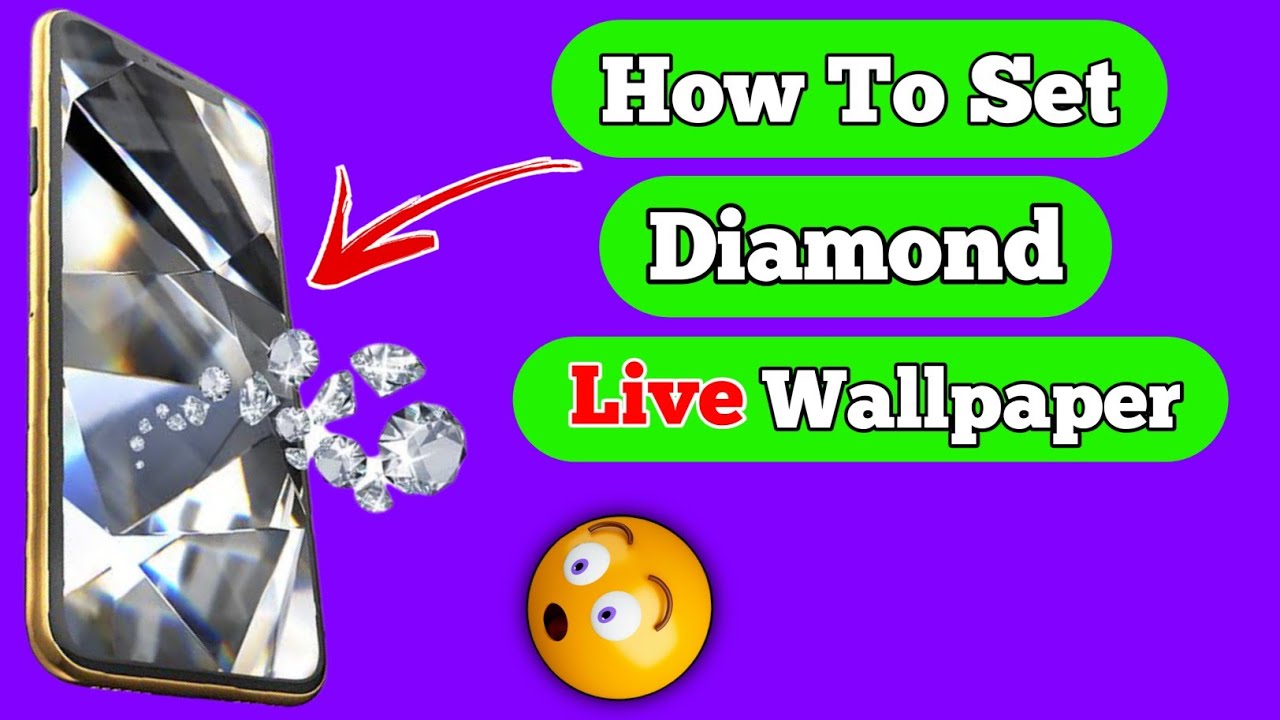 diamond live wallpaper | 4k wallpaper for android | wallpaper - YouTube