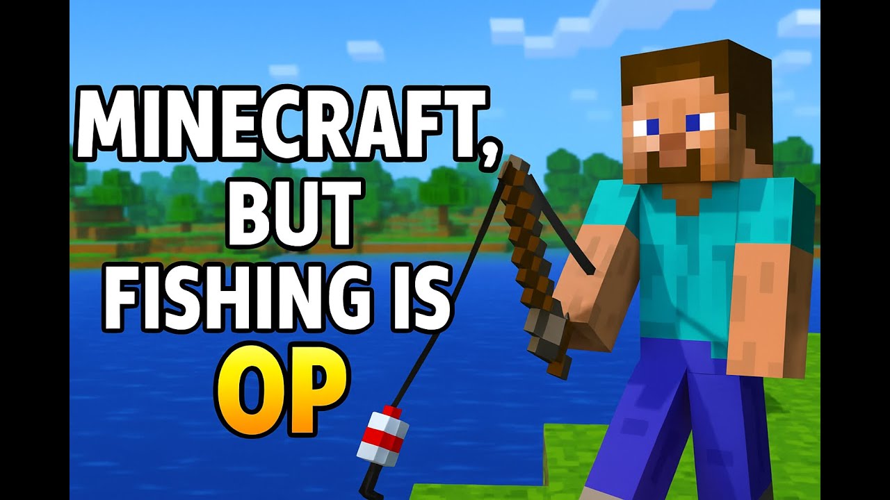 "Fishing in Minecraft… But I Hook INSANE Loot!" - YouTube
