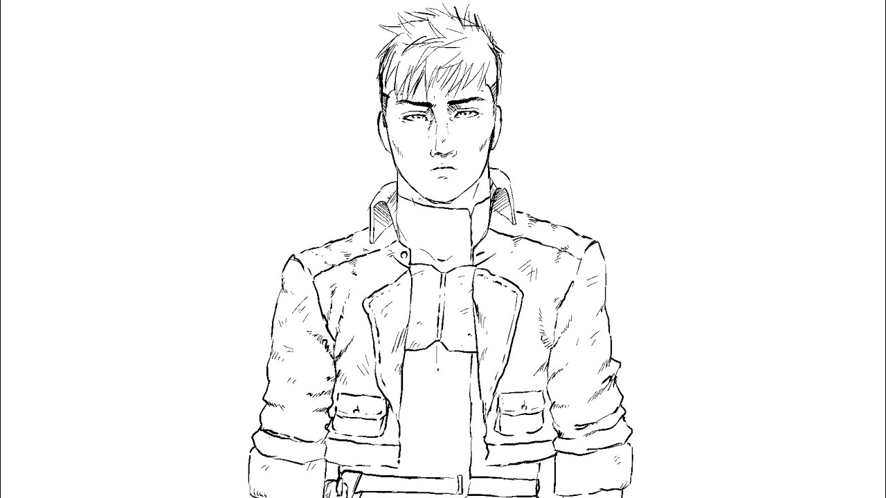My Character Design. Part 1 | Lineart - YouTube
