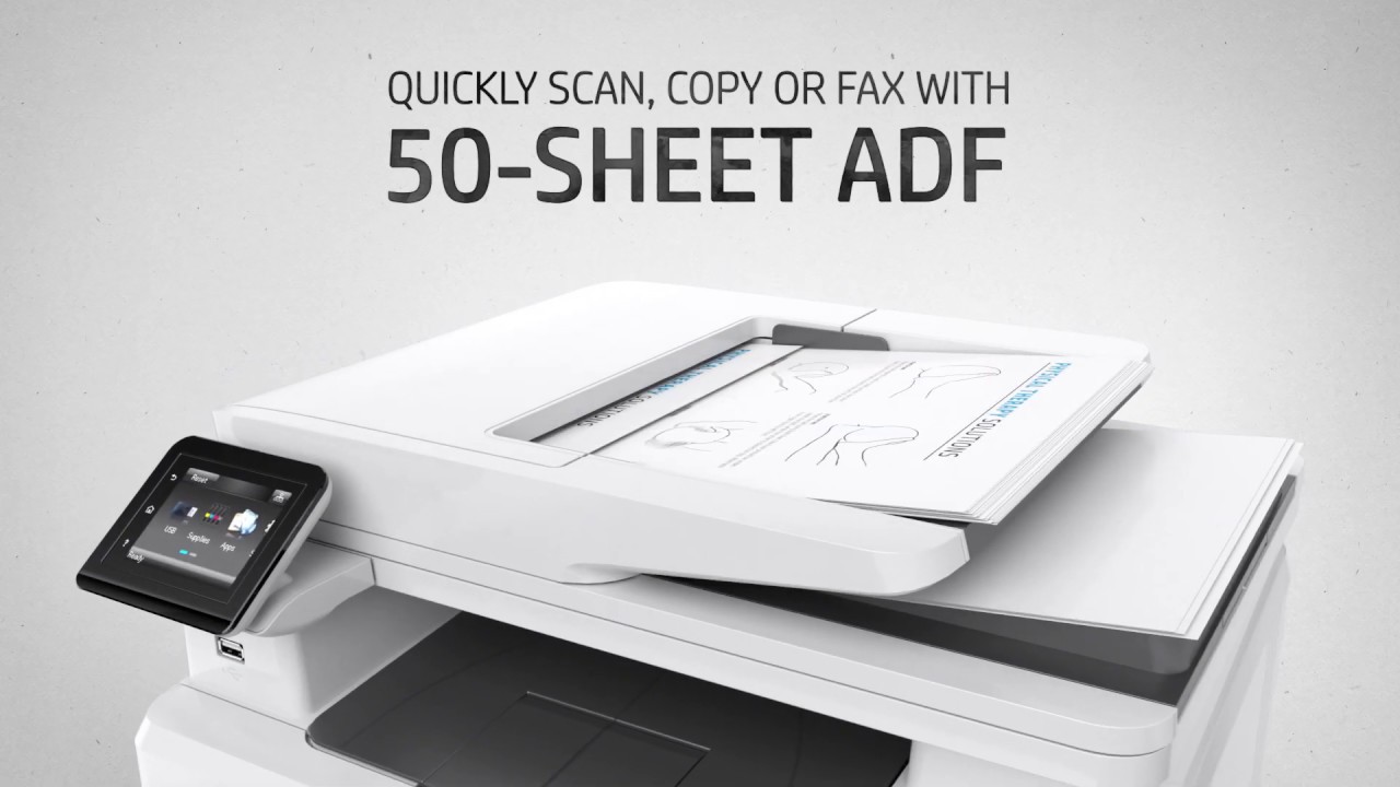 HP Color LaserJet Pro MFP M281fdw Printer - YouTube