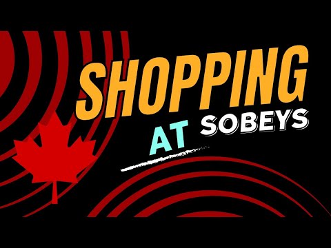 grocery shopping at sobeys! - YouTube