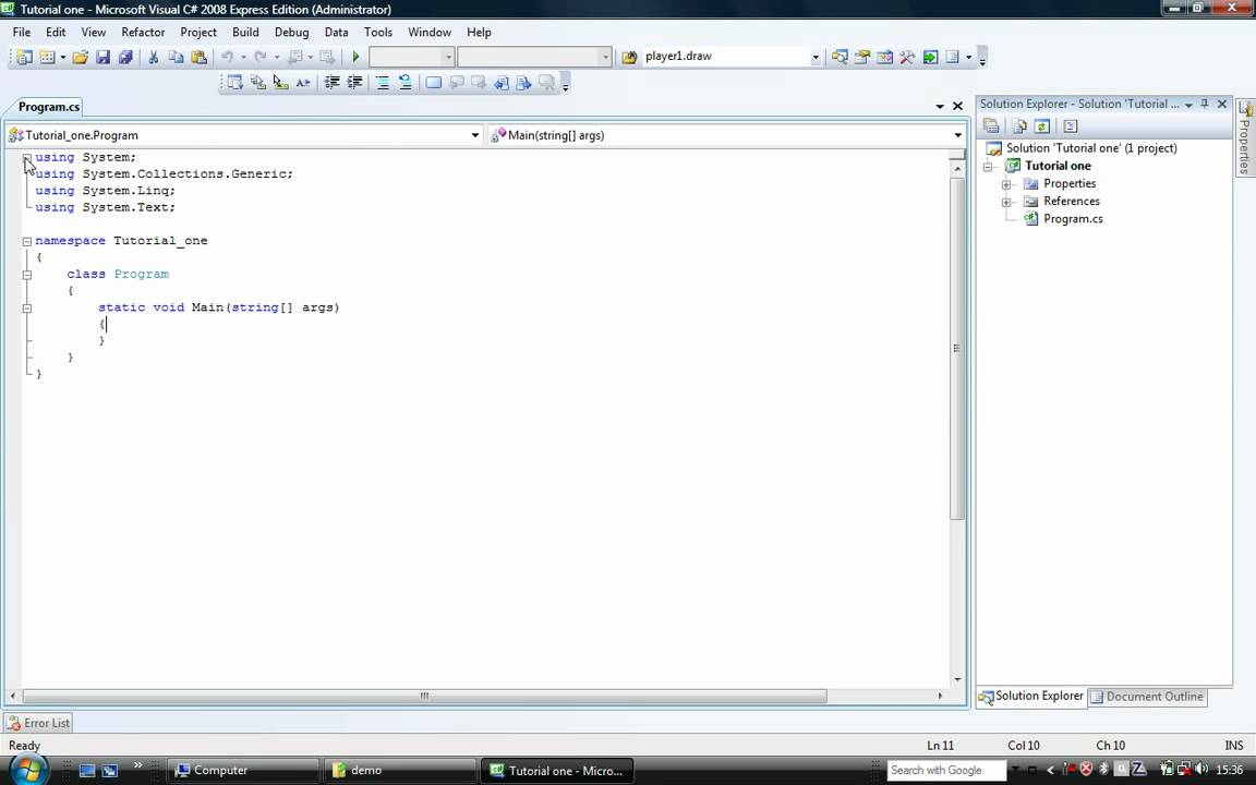c# Chapter 101 Intro Beginner - YouTube