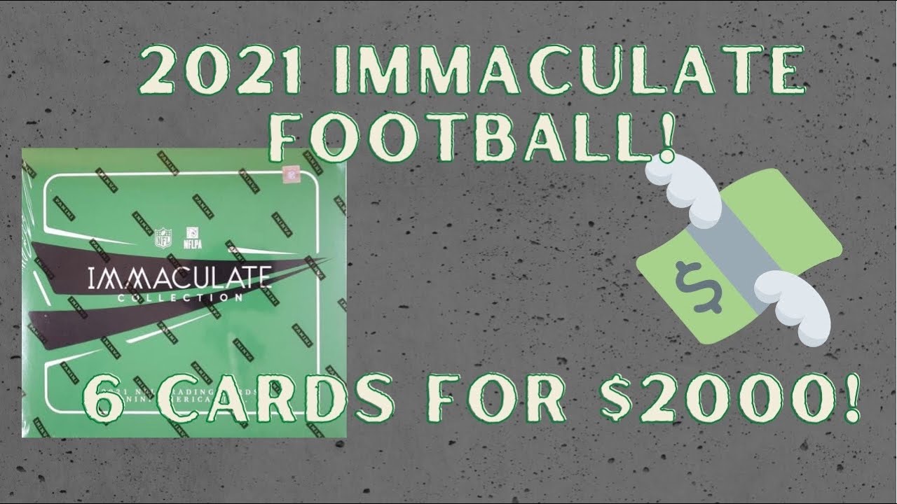 NEW RELEASE! 2021 Immaculate Football! 🤯 - YouTube