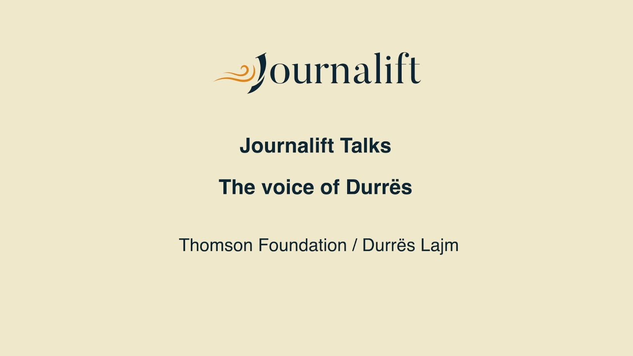 Journalift Talks with Fatmira Prodani - Owner of Durrës Lajm - YouTube
