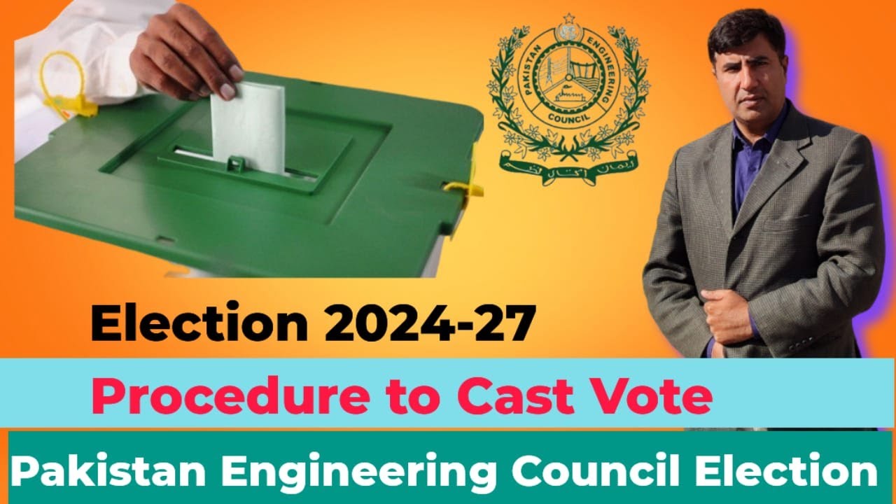 Pakistan Engineering Council Election | How to Cast Vote | Polling Day ...