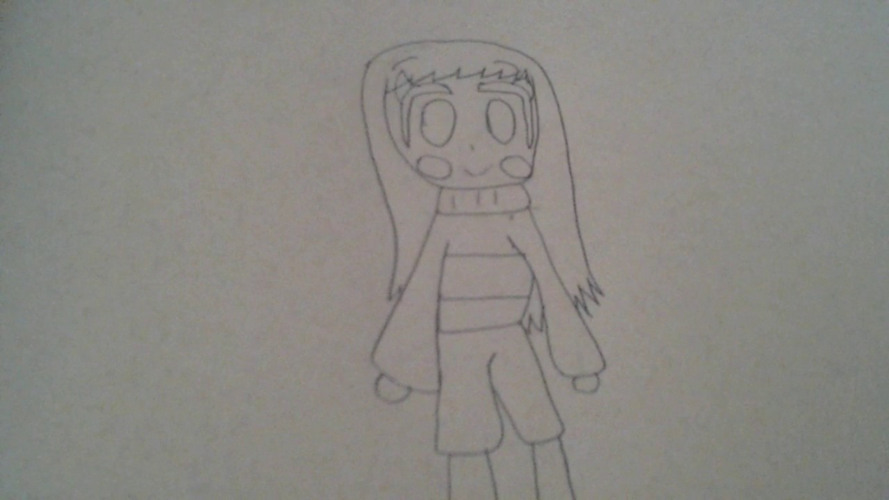 Drawing undertale part 3. (Chara) - YouTube