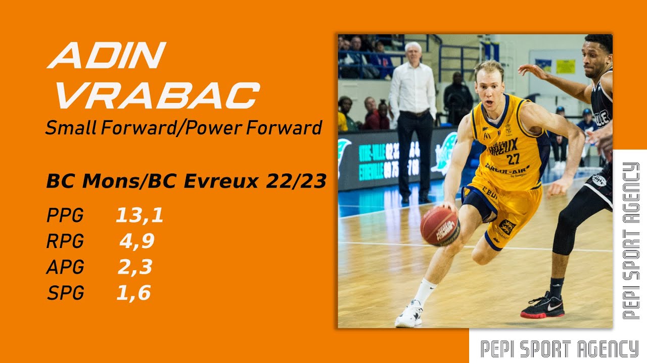 Adin Vrabac I 2022/2023 I Pepi Sport Agency - YouTube