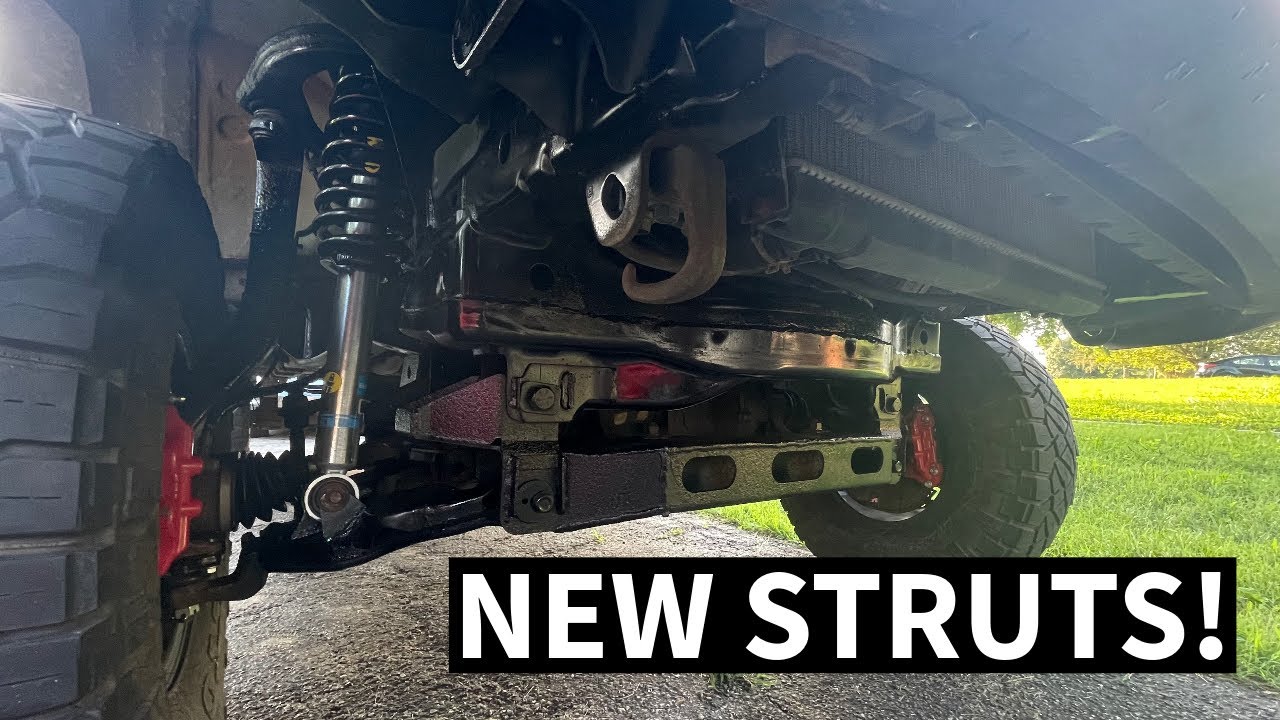Installing Bilstein 6 inch Struts on a First Gen Tundra! - YouTube