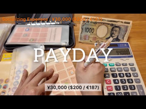 Payday in Japan | August Salary Cash Stuffing & Budgeting 