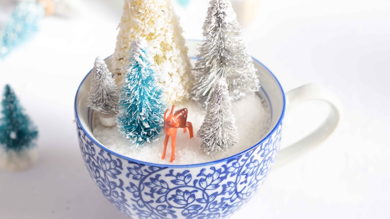Making a Mini Snow Scene - YouTube