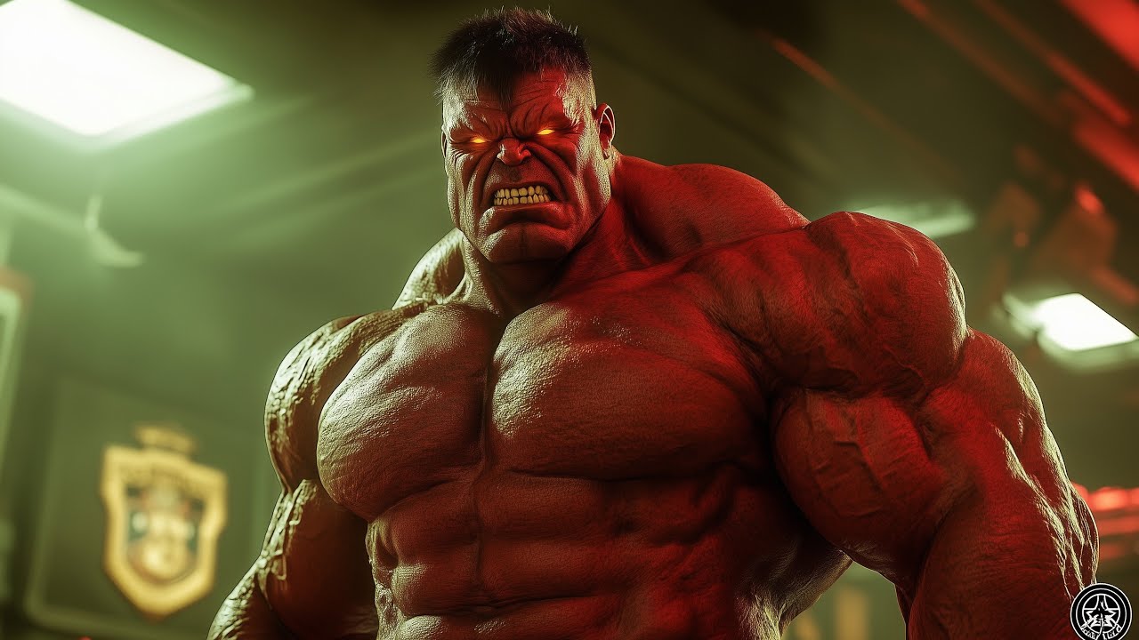The Red Hulk vs The military - YouTube