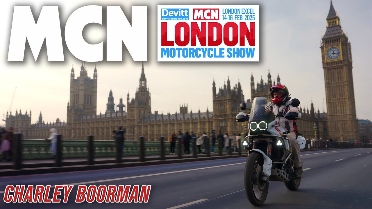 CHARLEY BOORMAN / Rides to the 2025 MCN Motorcycle Show - YouTube