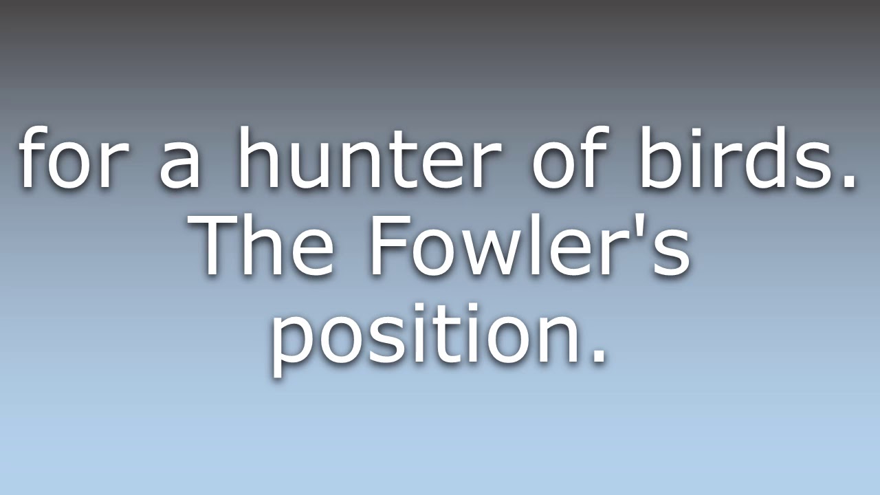 What does Fowler mean? - YouTube