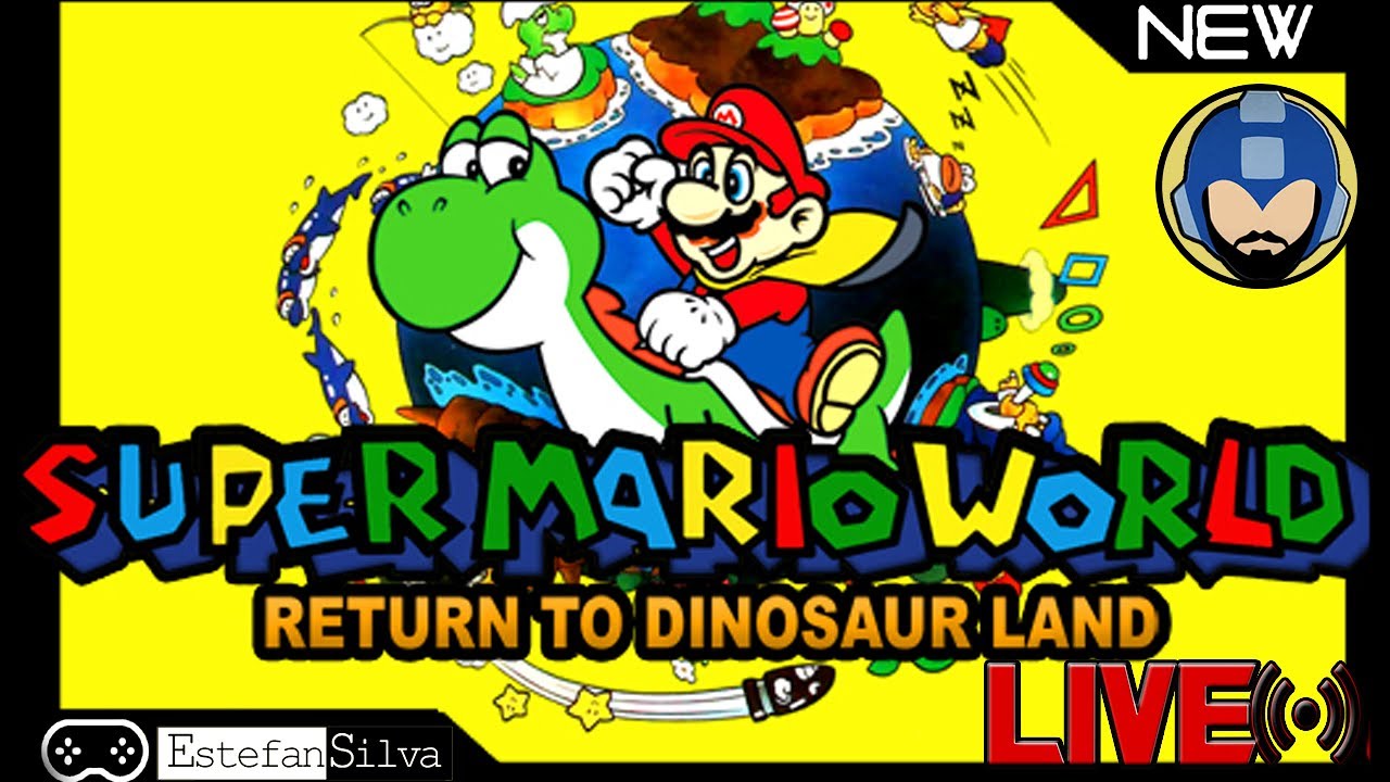 🔴LIVE Super Mario World - Return to Dinosaur land #2 AGORA VAI - YouTube