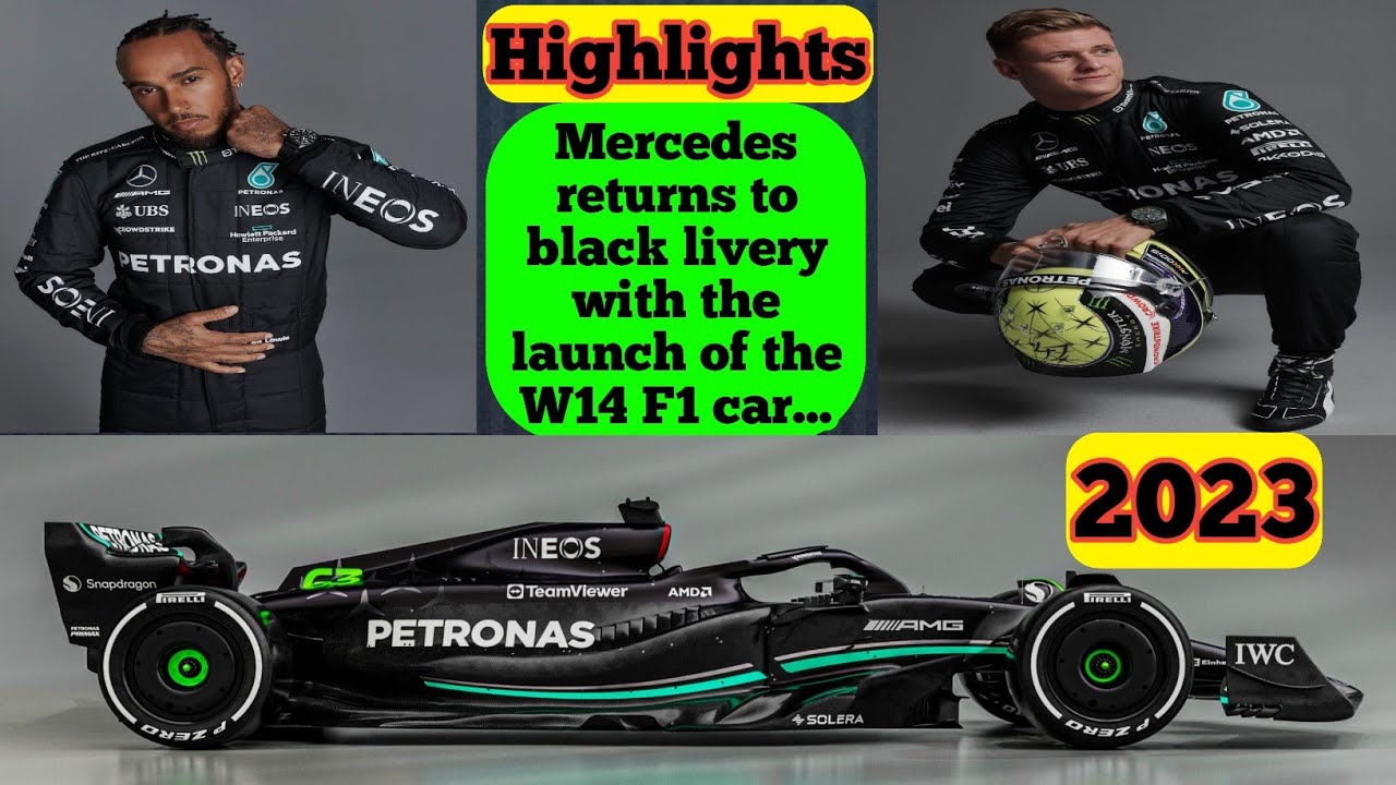 Mercedes returns to black livery with the launch of the W14 F1 car ...