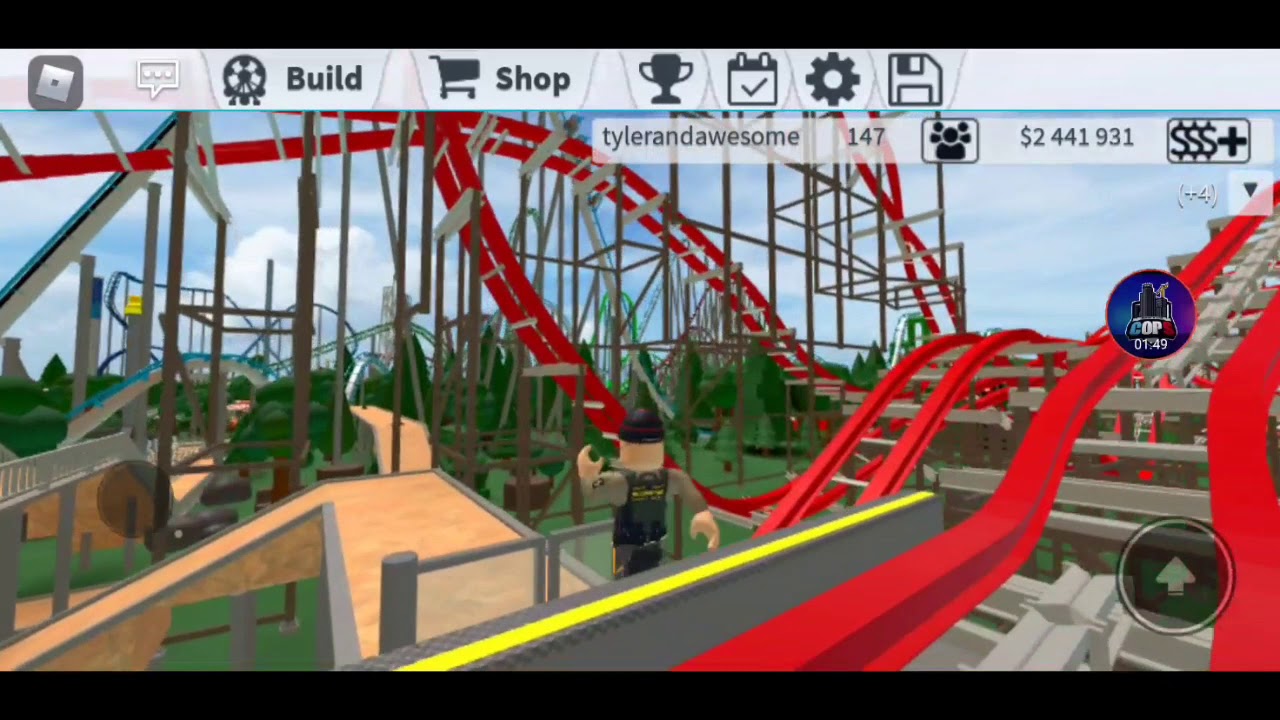 The new hybrid coaster/tpt2 park - YouTube