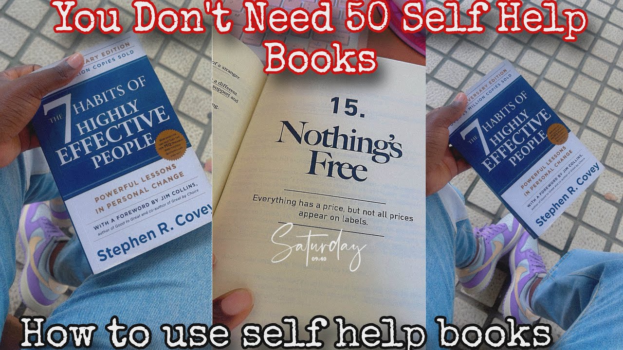 || How I Use Self Help Books To Improve My Day To Day Life || - YouTube