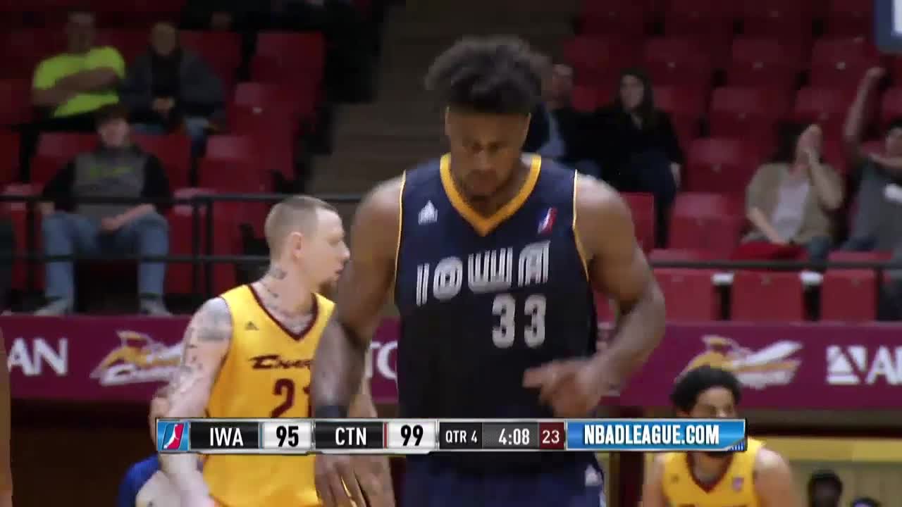 Alex Stepheson posts 18 points & 17 rebounds vs. the Charge, 2/16/2016 ...