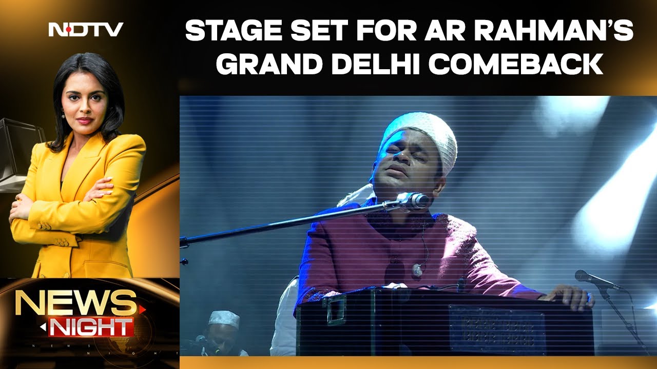 NDTV Good Times | Music, Soul and Symphony: Stage Set for AR Rahman's ...