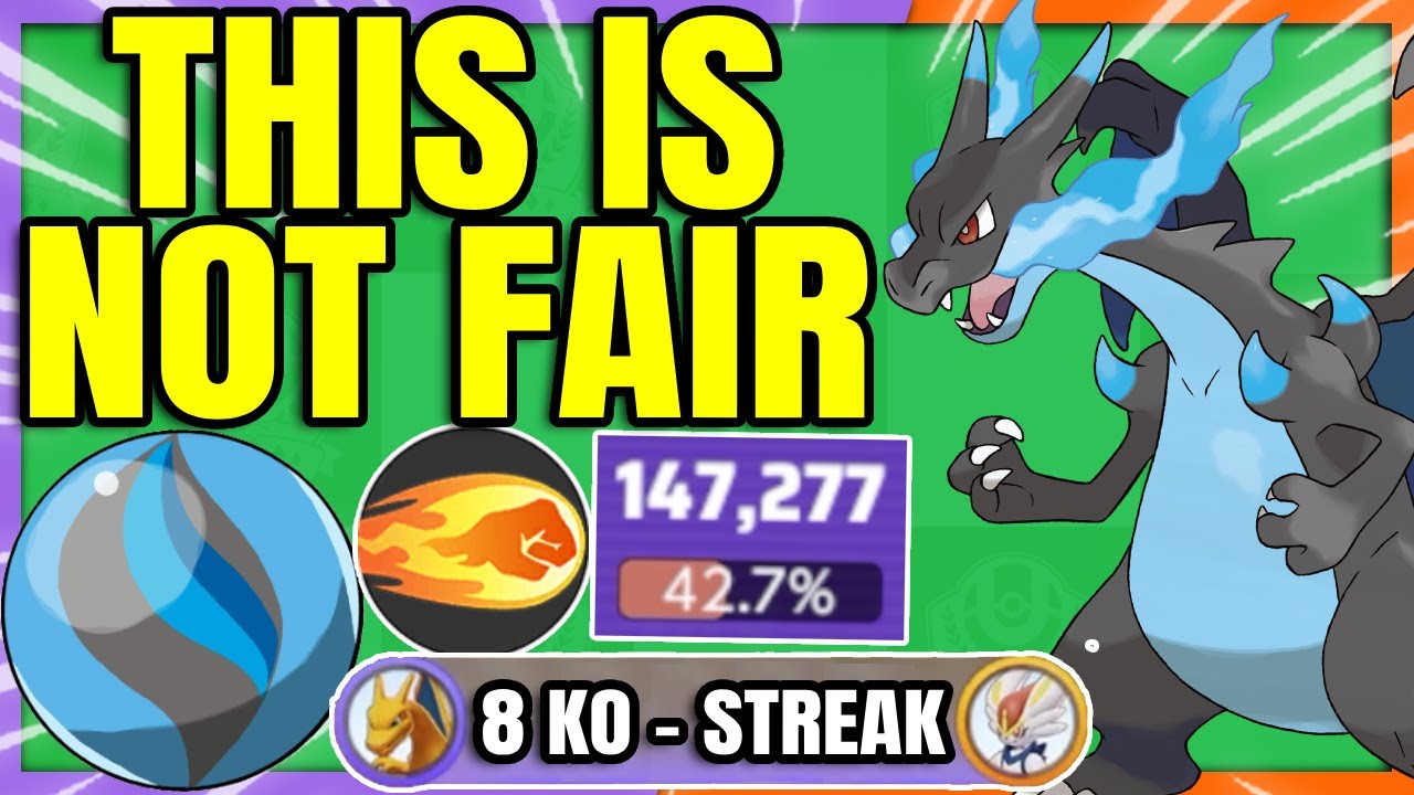 MEGA CHARIZARD X is here and it's insanely Over Powered | Pokemon Unite ...