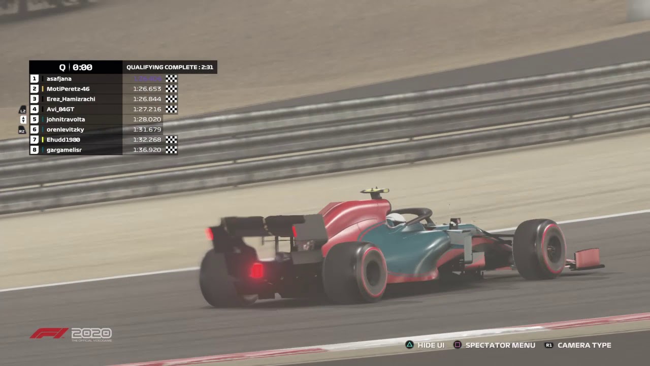 F1® 2020 bahrain Israeli League First race - YouTube