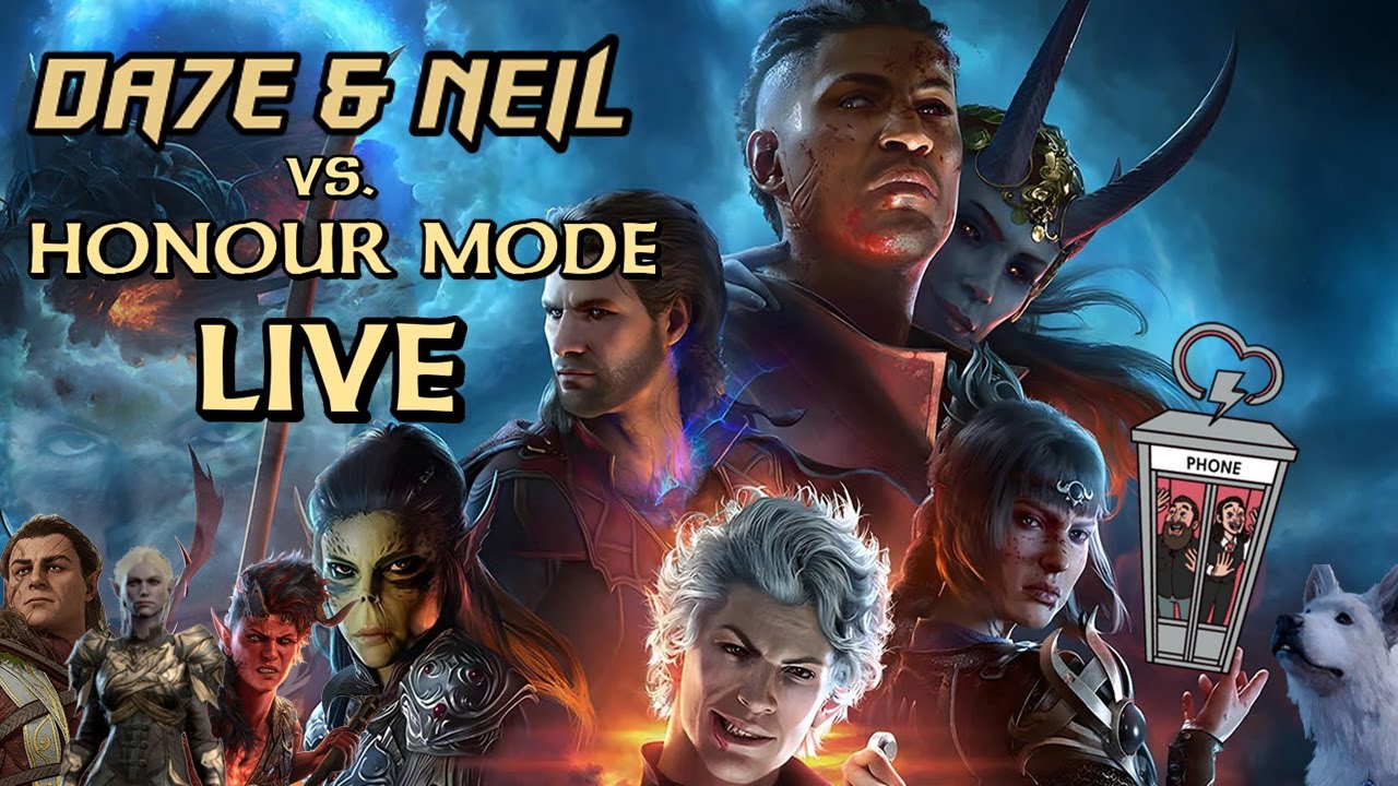 Da7e and Neil vs. BG3 Honour Mode Live Co-op - Act 1, Part 3 - YouTube