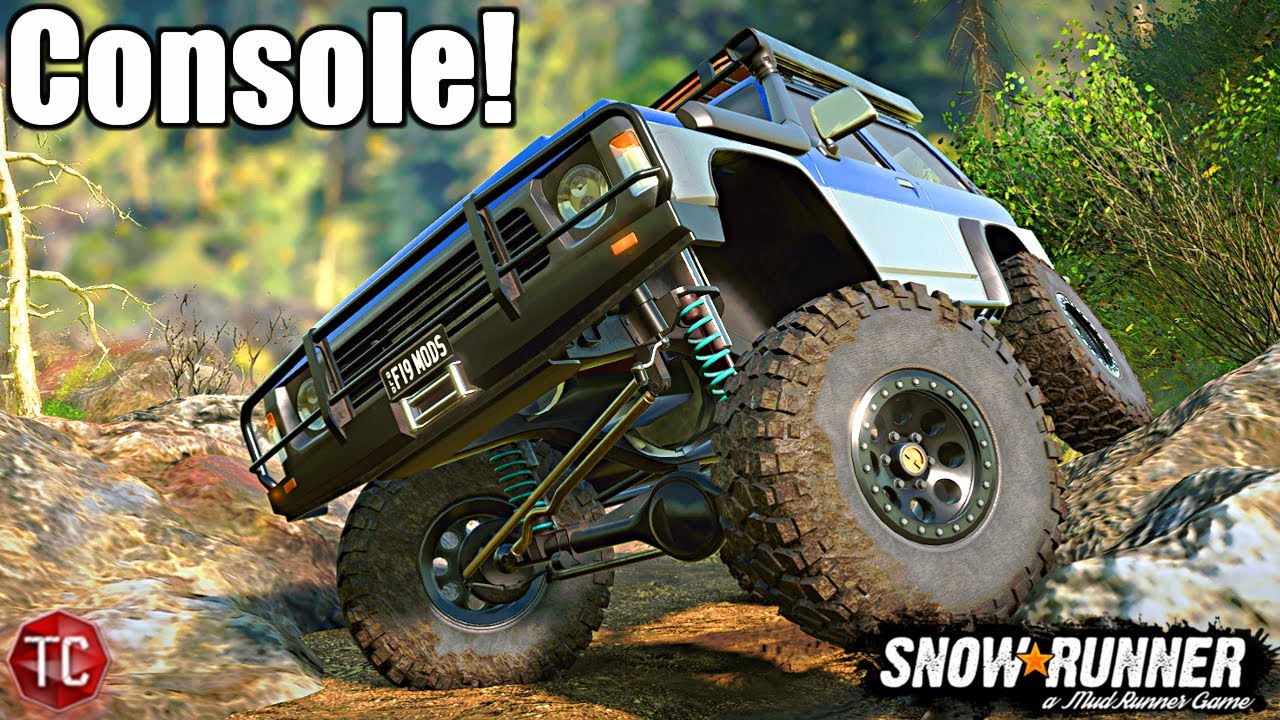 SnowRunner: You NEED This NEW Nissan Patrol CONSOLE MOD! - YouTube