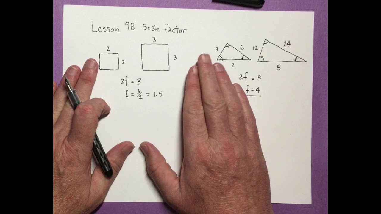 Saxon Math 87 - Lesson 98 - YouTube