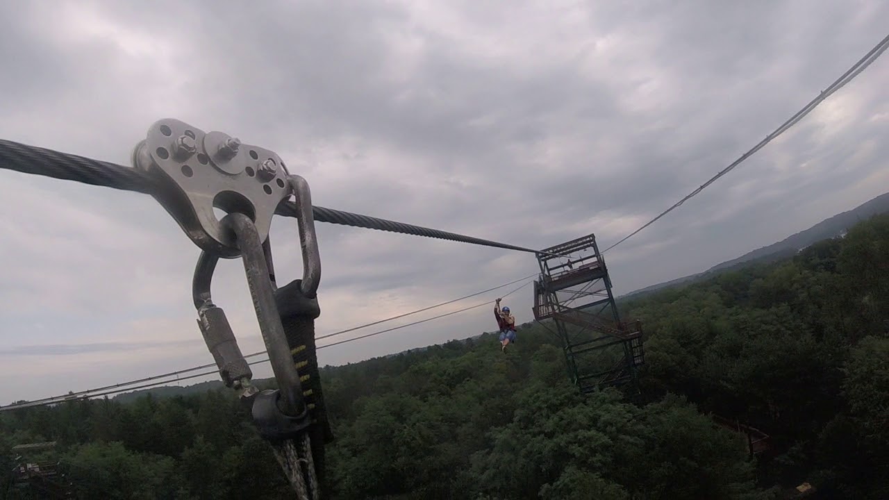 Wisconsin - Zip line 7 - avugst 2018. - YouTube