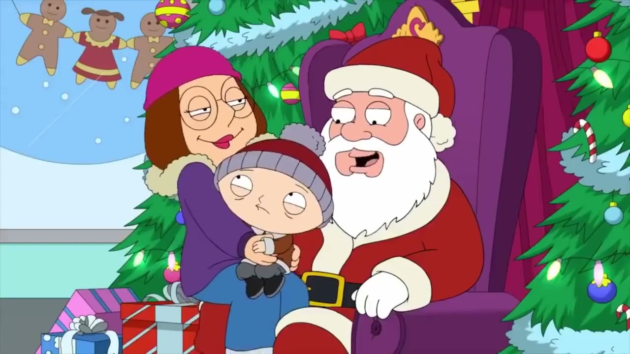 Family Guy Meg gets her first Big O from sitting on Santa's lap - YouTube