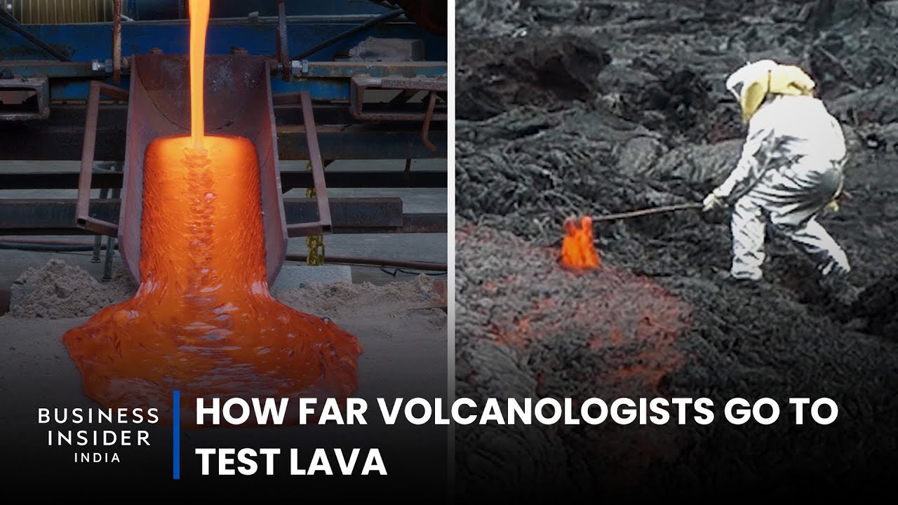 How Far Volcanologists Go To Test Lava | Science Skills - YouTube
