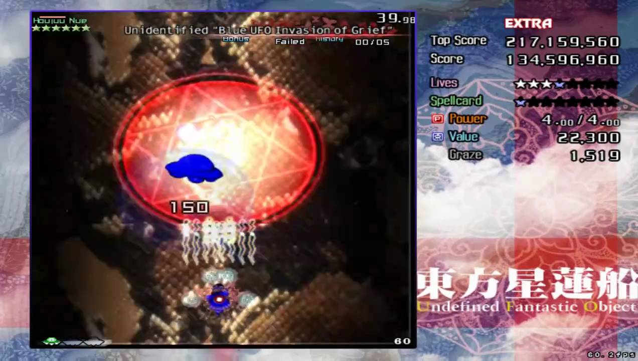 Touhou 12 Gameplay