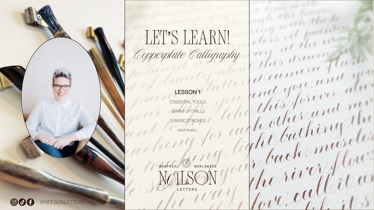 Let's Learn Calligraphy! | Lesson 1 - YouTube