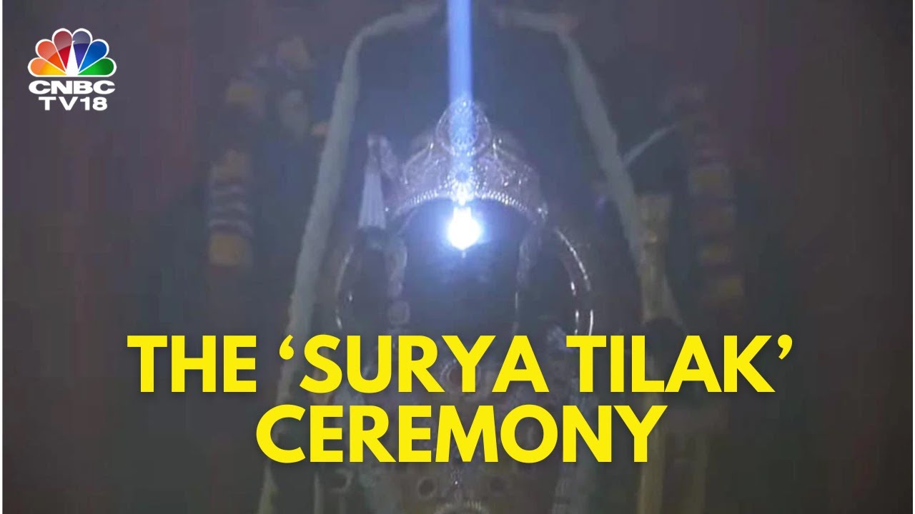 The Surya Tilak Ceremony | First Visuals Of Rays Of The Sun Fall On Ram ...