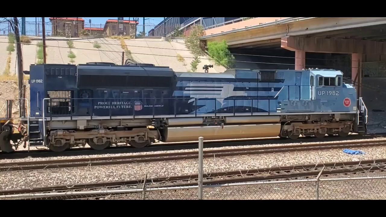 Check out the video of Union Pacific heritage locomotive #1982 leading ...