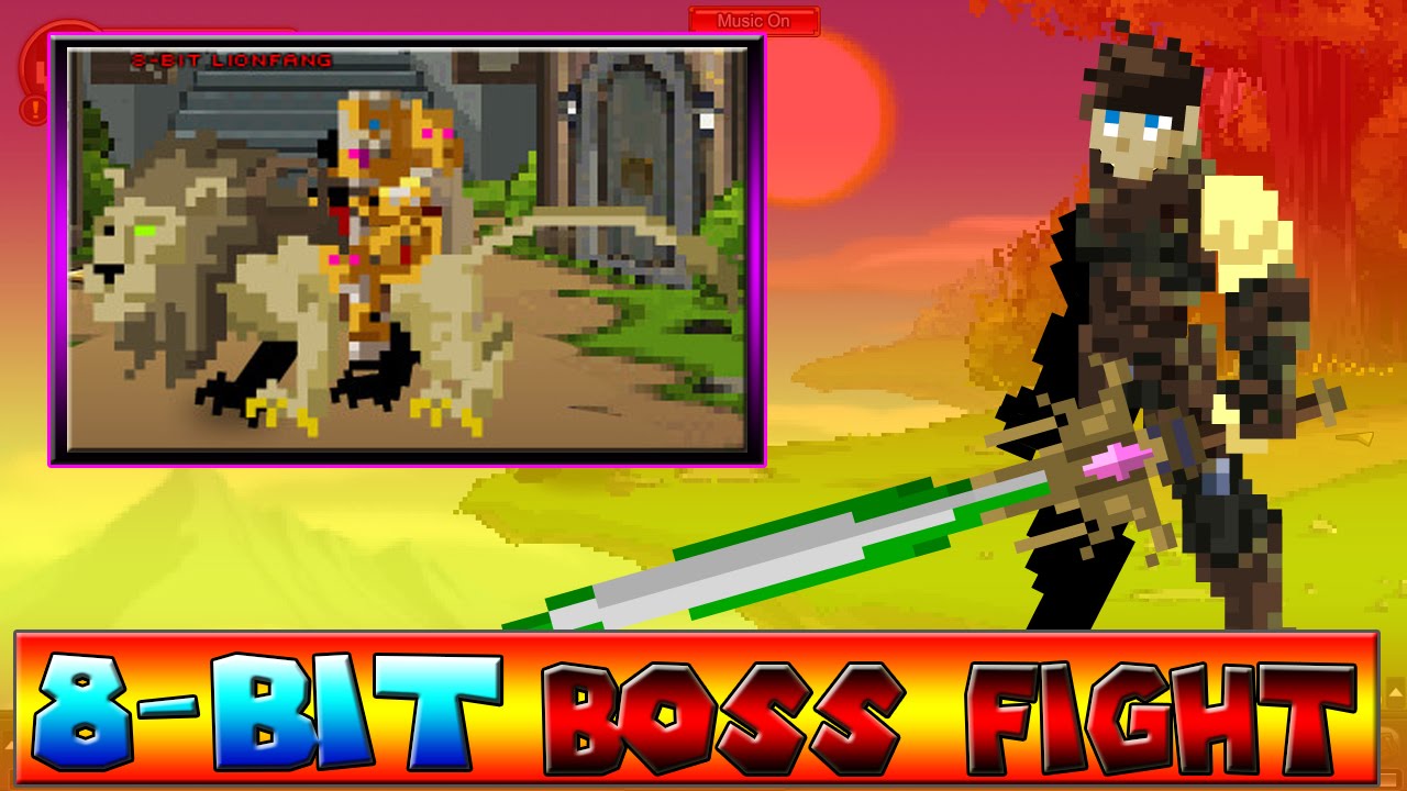 8-bit Boss Fight and Cool Drops AQW - YouTube