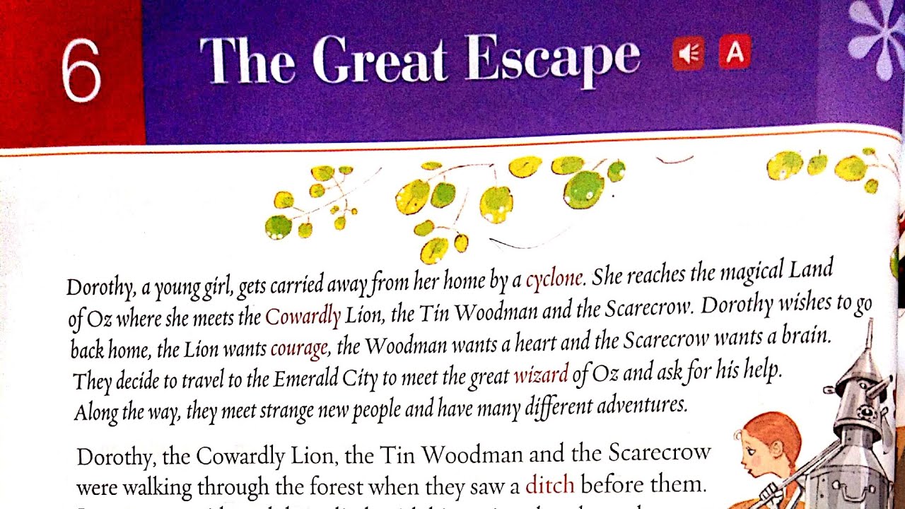 The Great Escape Story In Hindi | By L Frank Baum | Gulmohar | Class 3 ...