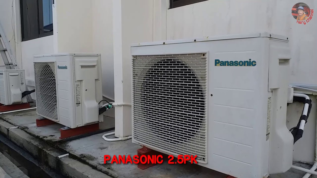 Perbedaan outdoor unit ac panasonic split type 2.5hp model lama dan ...