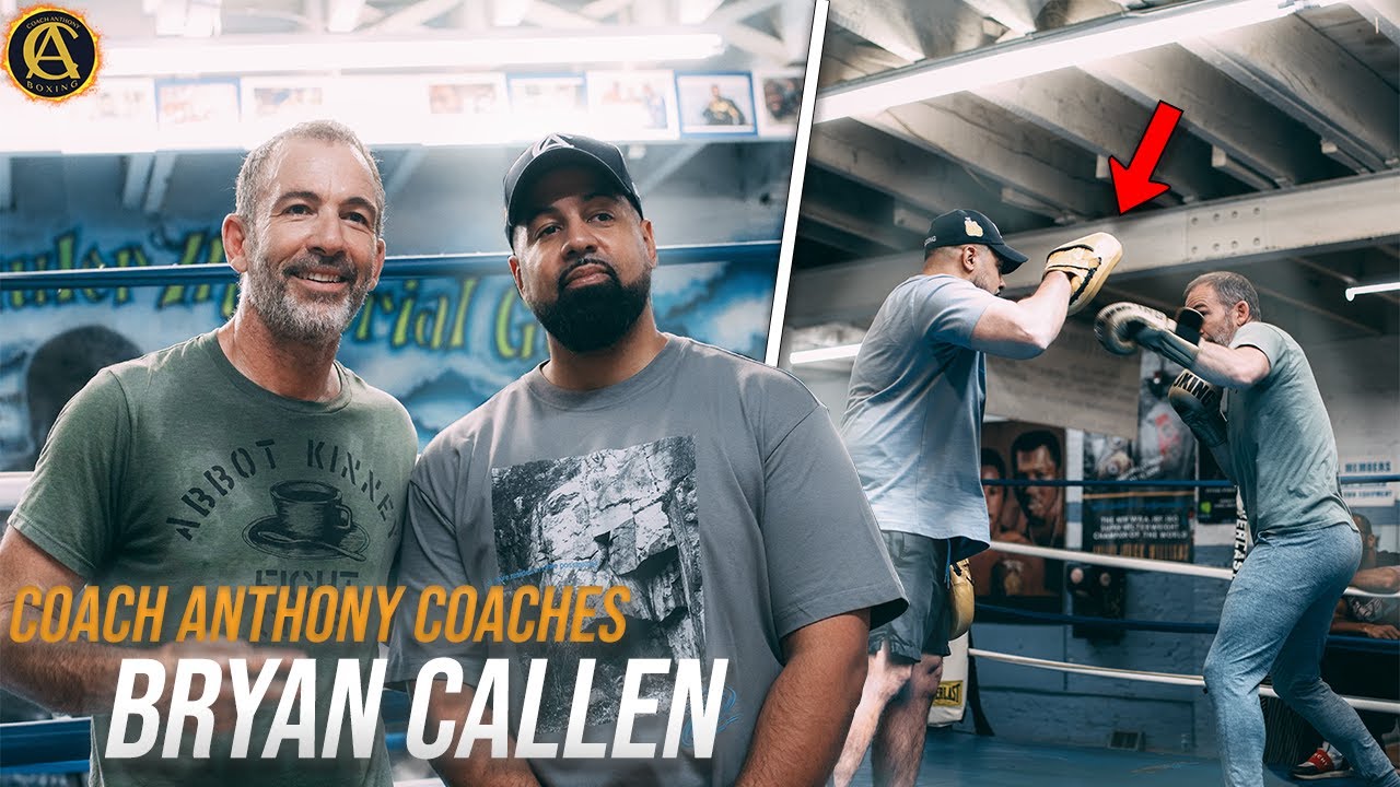 Bryan Callen gets trained by WORLD champion BOXING COACH| Boxing with ...
