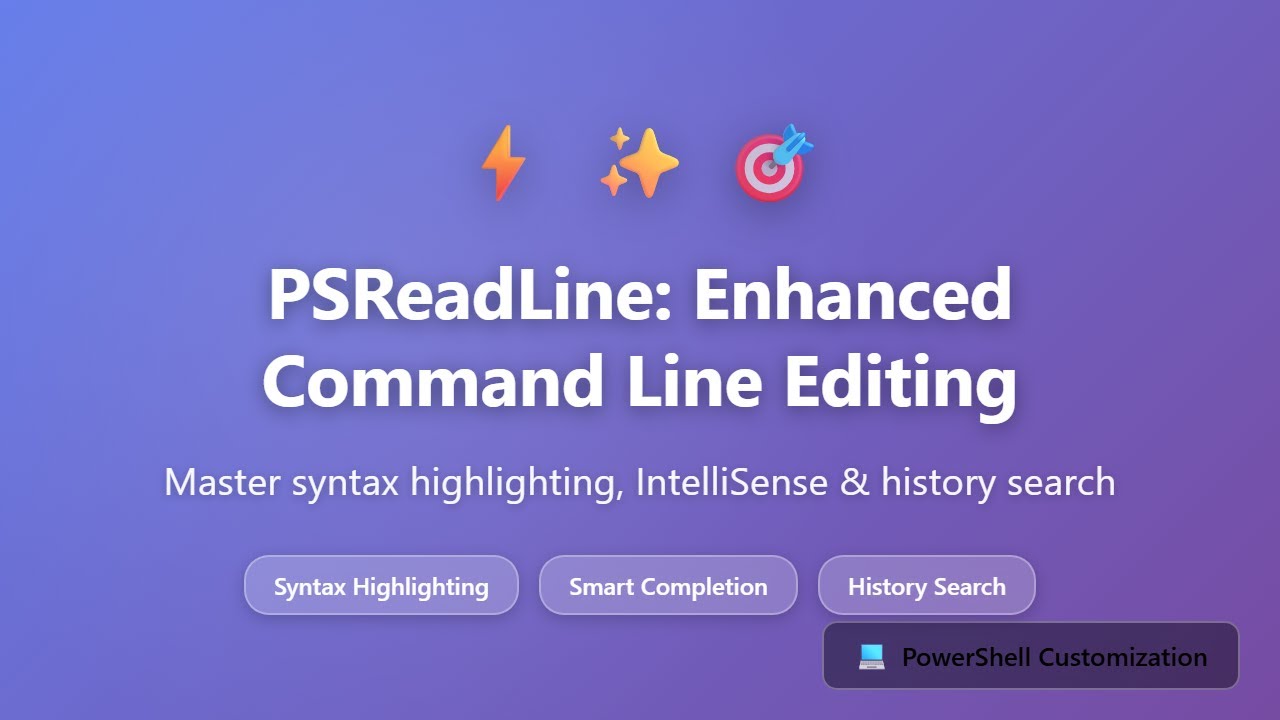 PSReadLine Tutorial: Master PowerShell Syntax Highlighting & Command ...