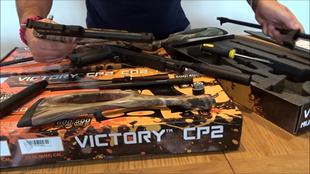 SMK CP2 victory pistol rifle combo review - YouTube