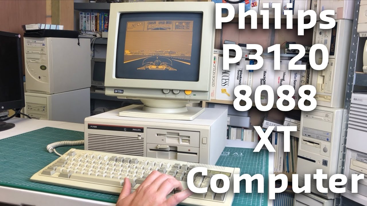 Philips P3120 XT retro computer - YouTube