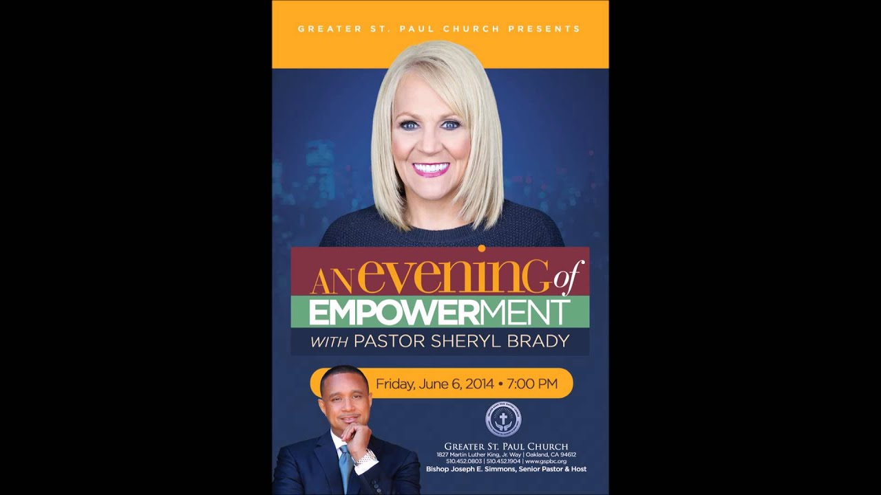 Evening of Empowerment with Pastor Sheryl Brady - YouTube