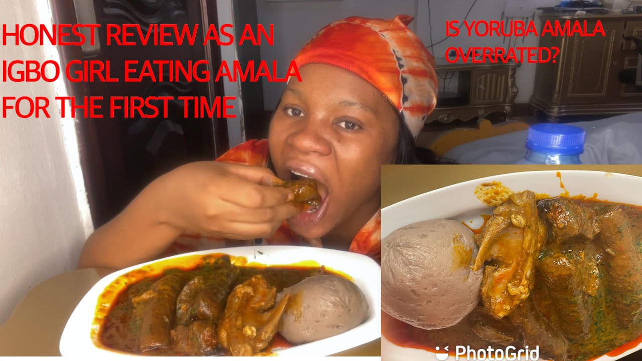 Eating Amala with ponmo, goat meat and assorted| Mukbang| Africa food ...