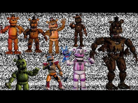 All versions of freddy. - YouTube