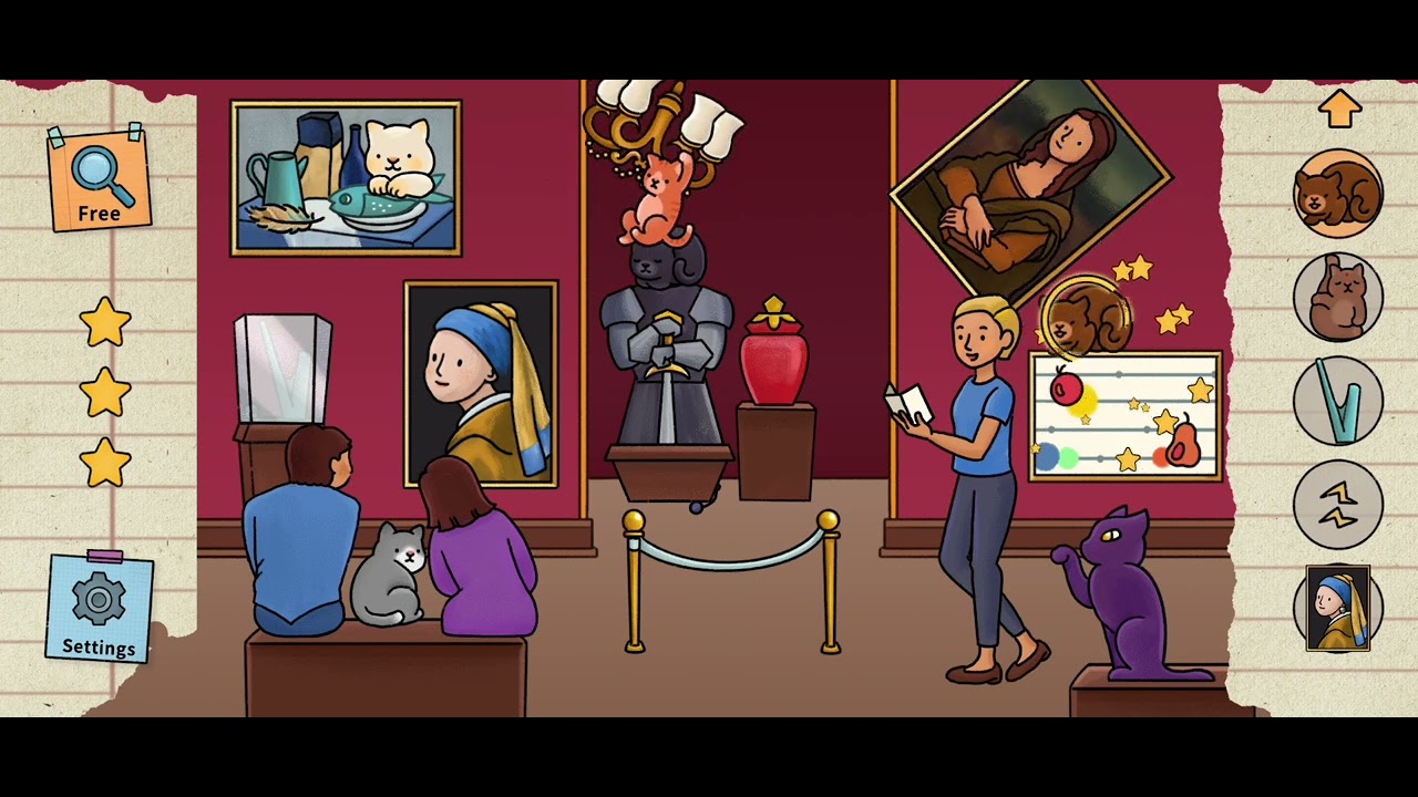 Find Hidden Cats Detective Mio Case # 12 Art Cats Gameplay ...