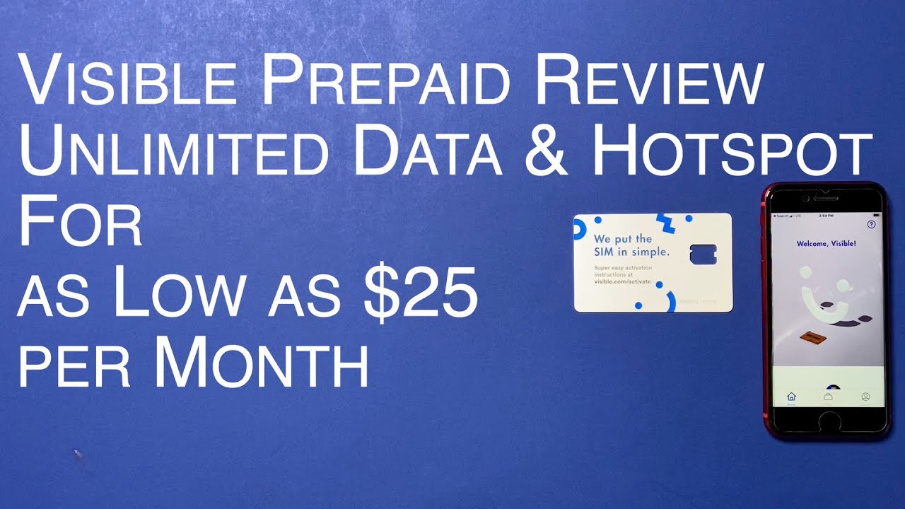 Visible Prepaid Review - Unlimited! October 2020 - YouTube
